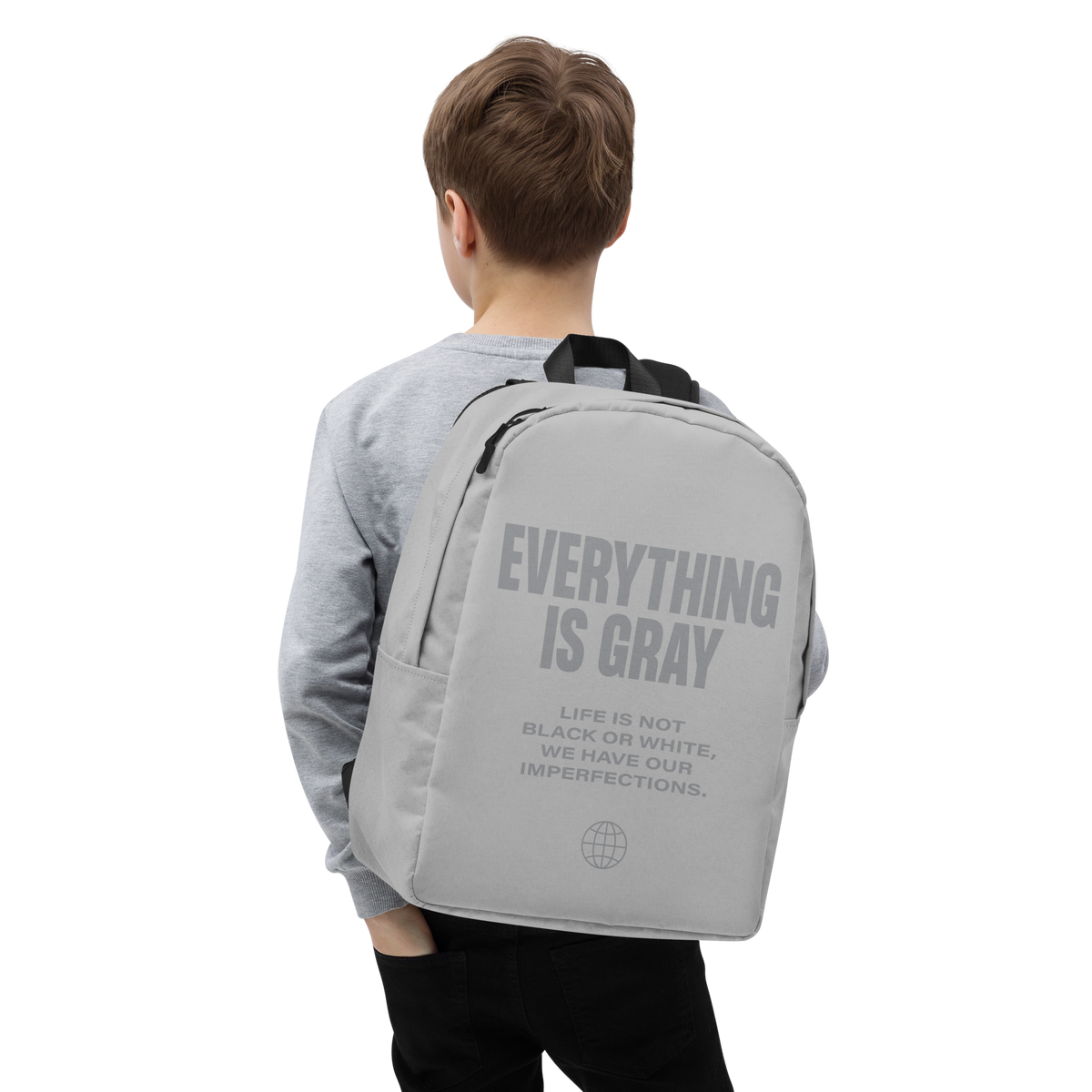 Everything is Gray Minimalist Backpack – Design Express