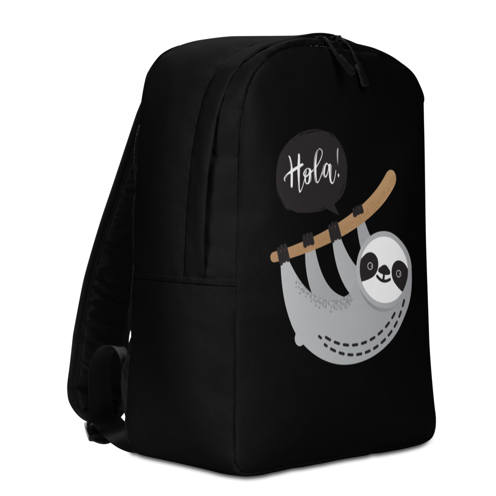 Hola Sloths Minimalist Backpack – Design Express