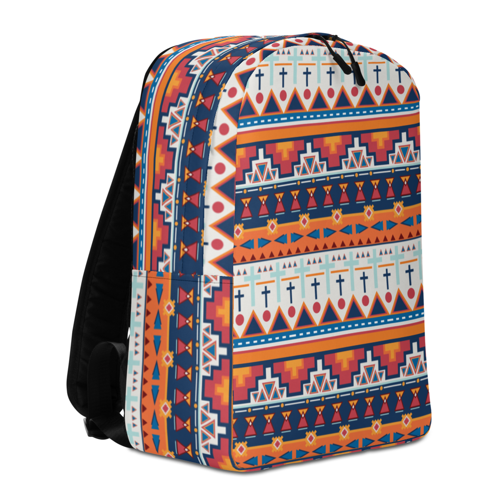 Traditional Pattern 01 Minimalist Backpack – Design Express