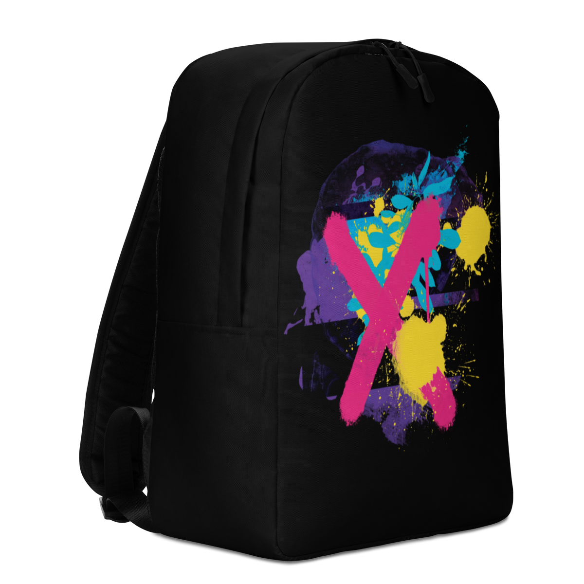 Abstract Series 01 Minimalist Backpack Black – Design Express