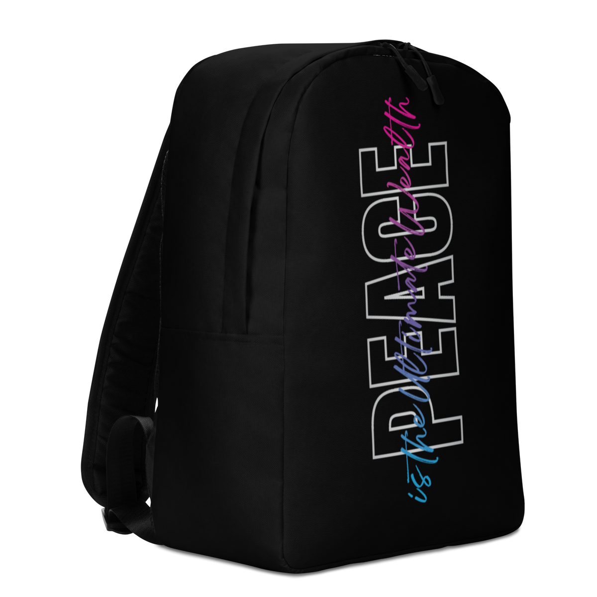 Peace is the Ultimate Wealth Minimalist Backpack – Design Express