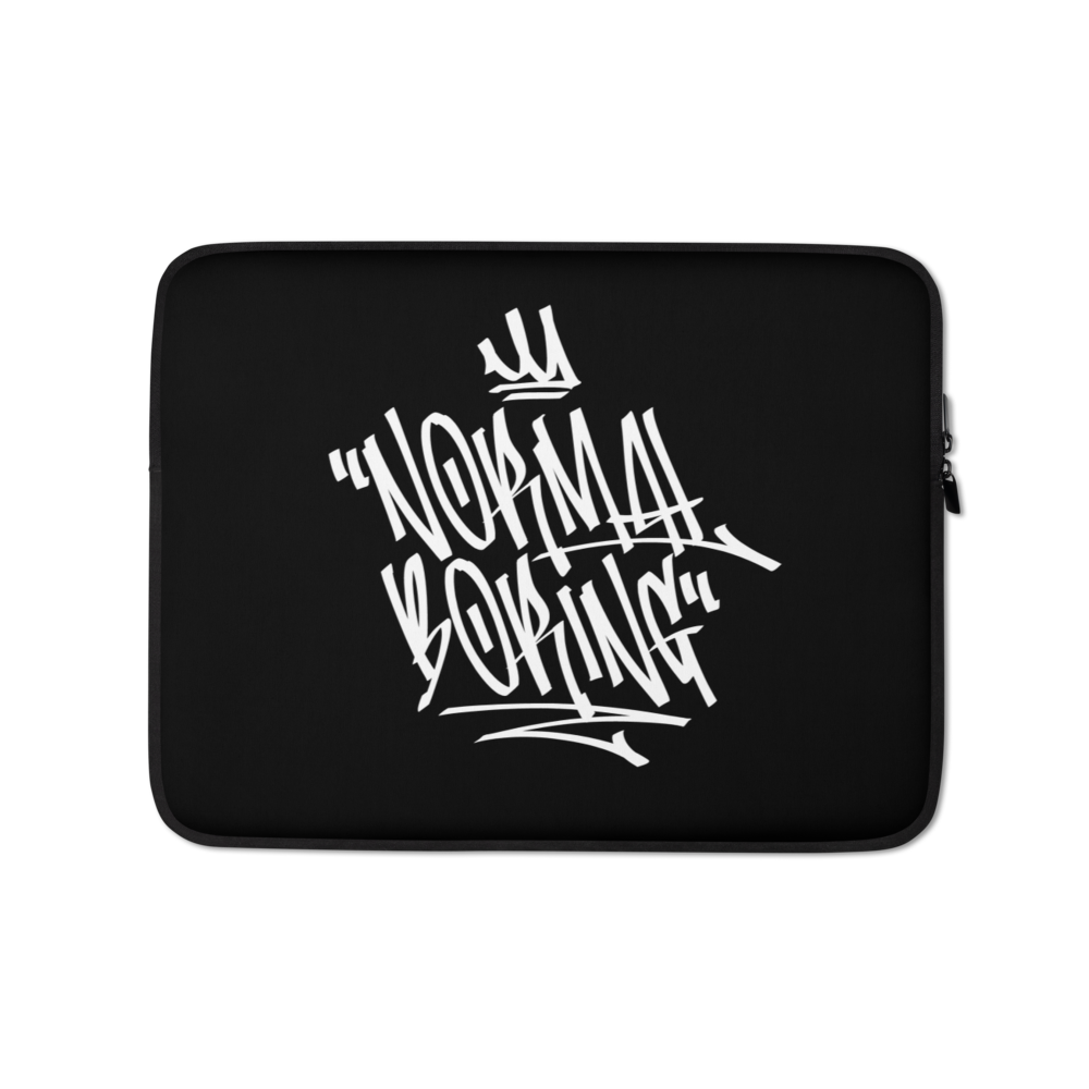 Normal is Boring Graffiti (motivation) Laptop Sleeve – Design Express